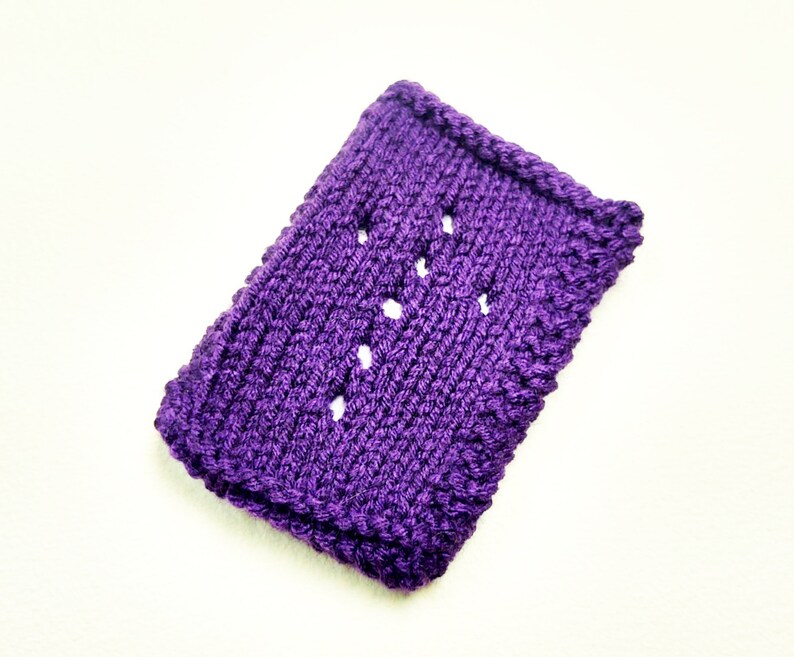 Hand-knit Prayer Card Holder With Laminated Card - Etsy