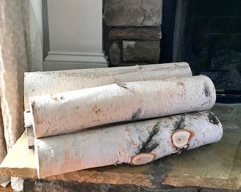 Birch Log | Etsy