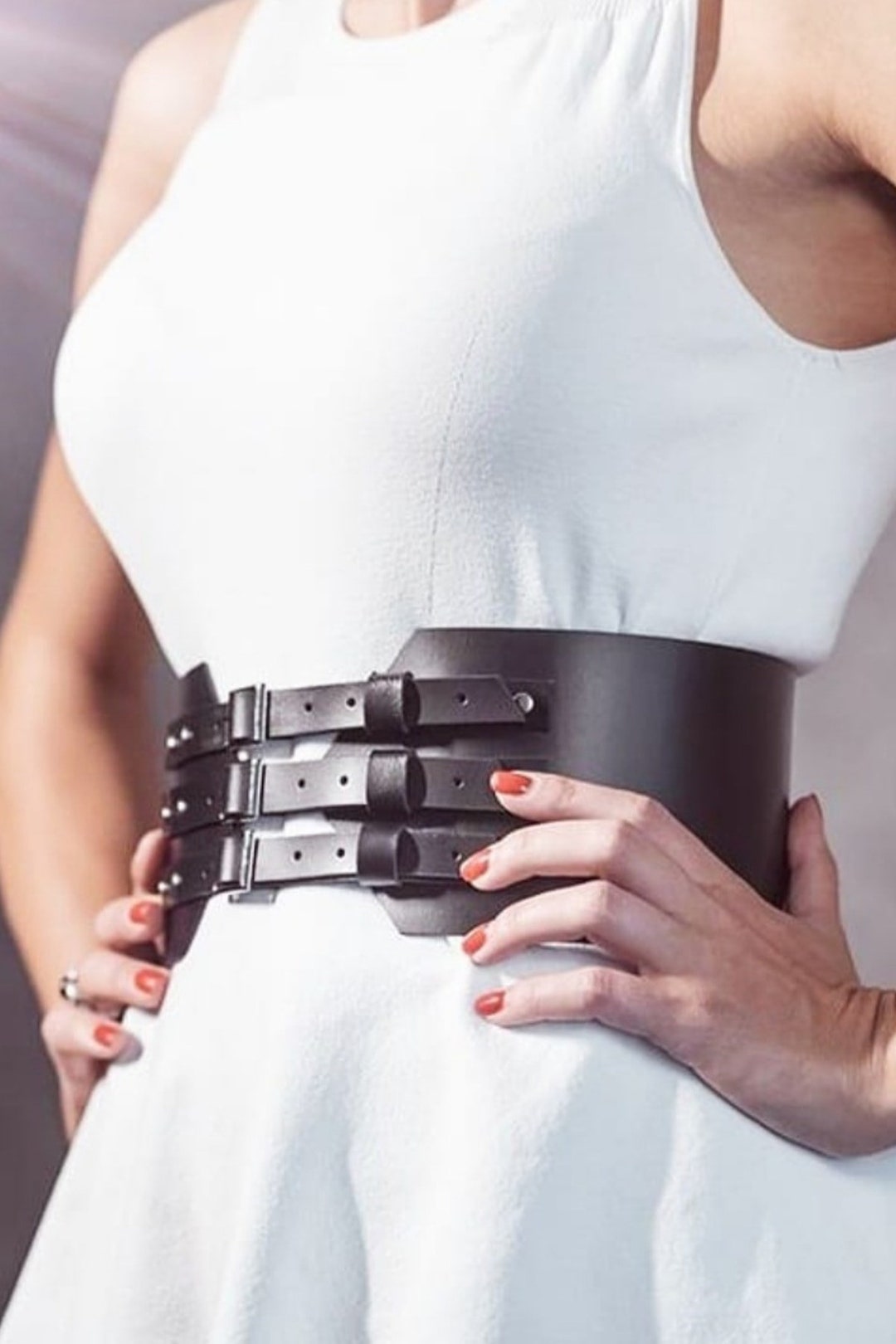 Leather Corset Belt Medieval Corset Vintage Corset Cosplay Etsy