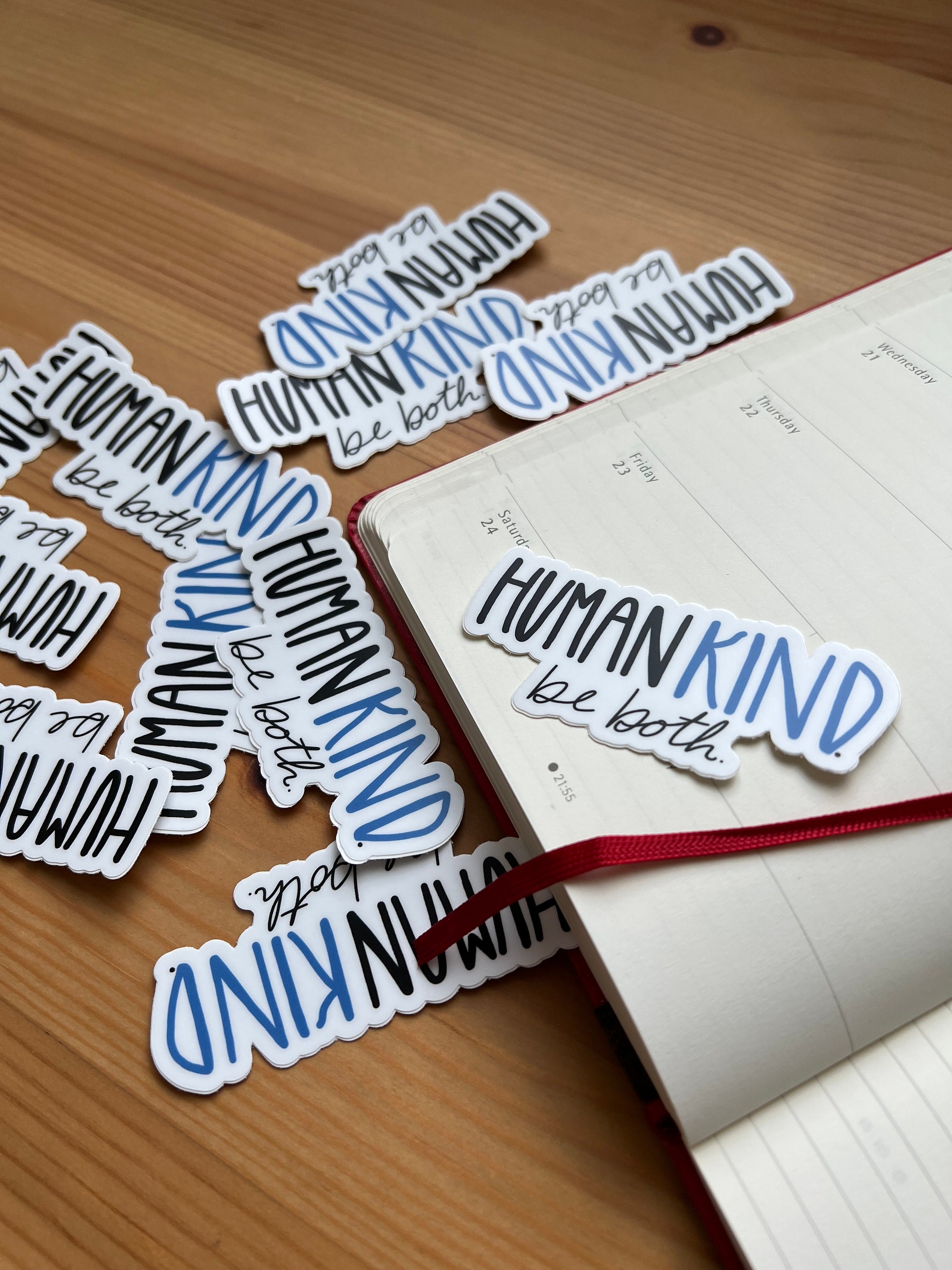 Humankind Sticker - Humankind Be Both - Vinyl Sticker - Etsy