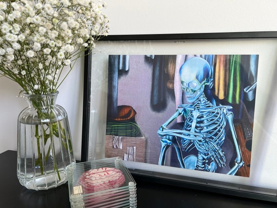 Bones Art Print Skeleton Art Print Anatomical Art - Etsy