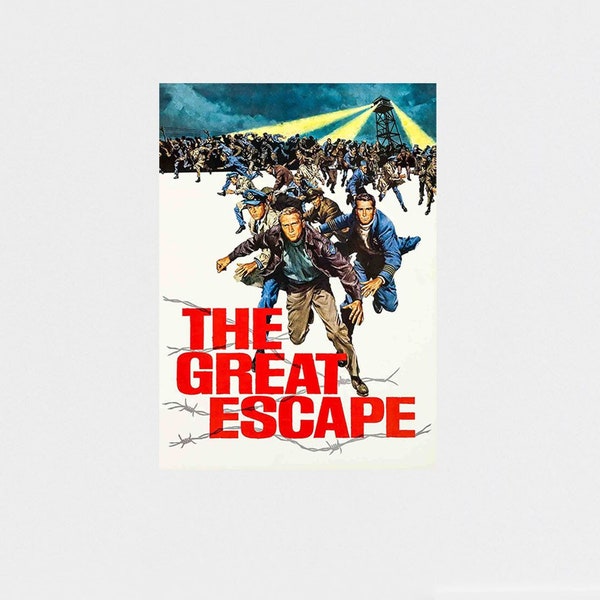 Steve Mcqueen the Great Escape Poster - Etsy