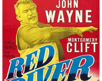 Red River Movie Poster - Etsy