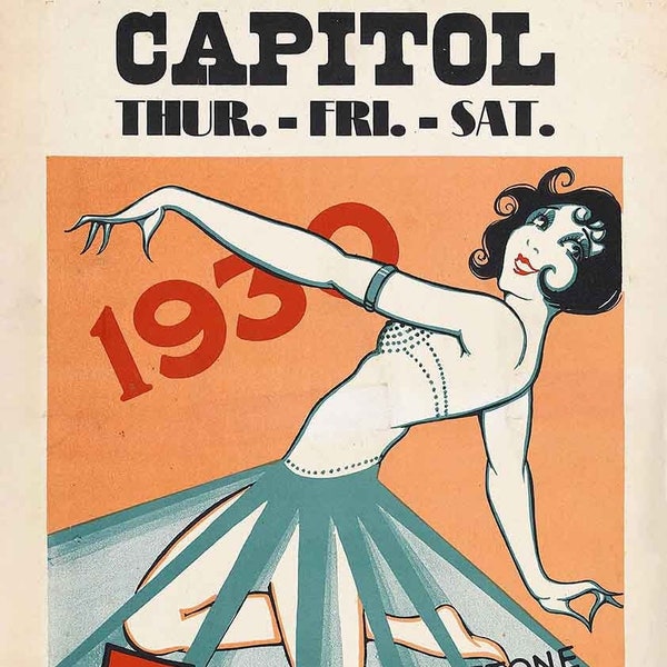 1930s Poster - Etsy