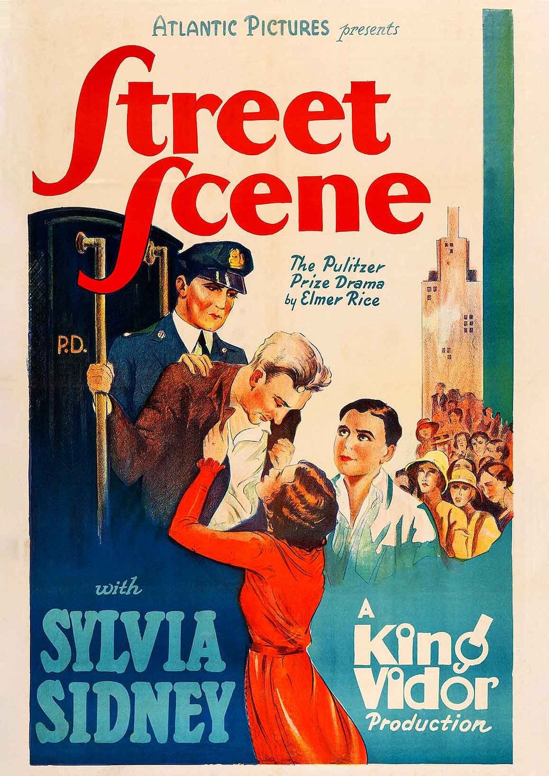 Street Scene 1931 Movie POSTER PRINT A5A2 30s King Vidor Classic ...