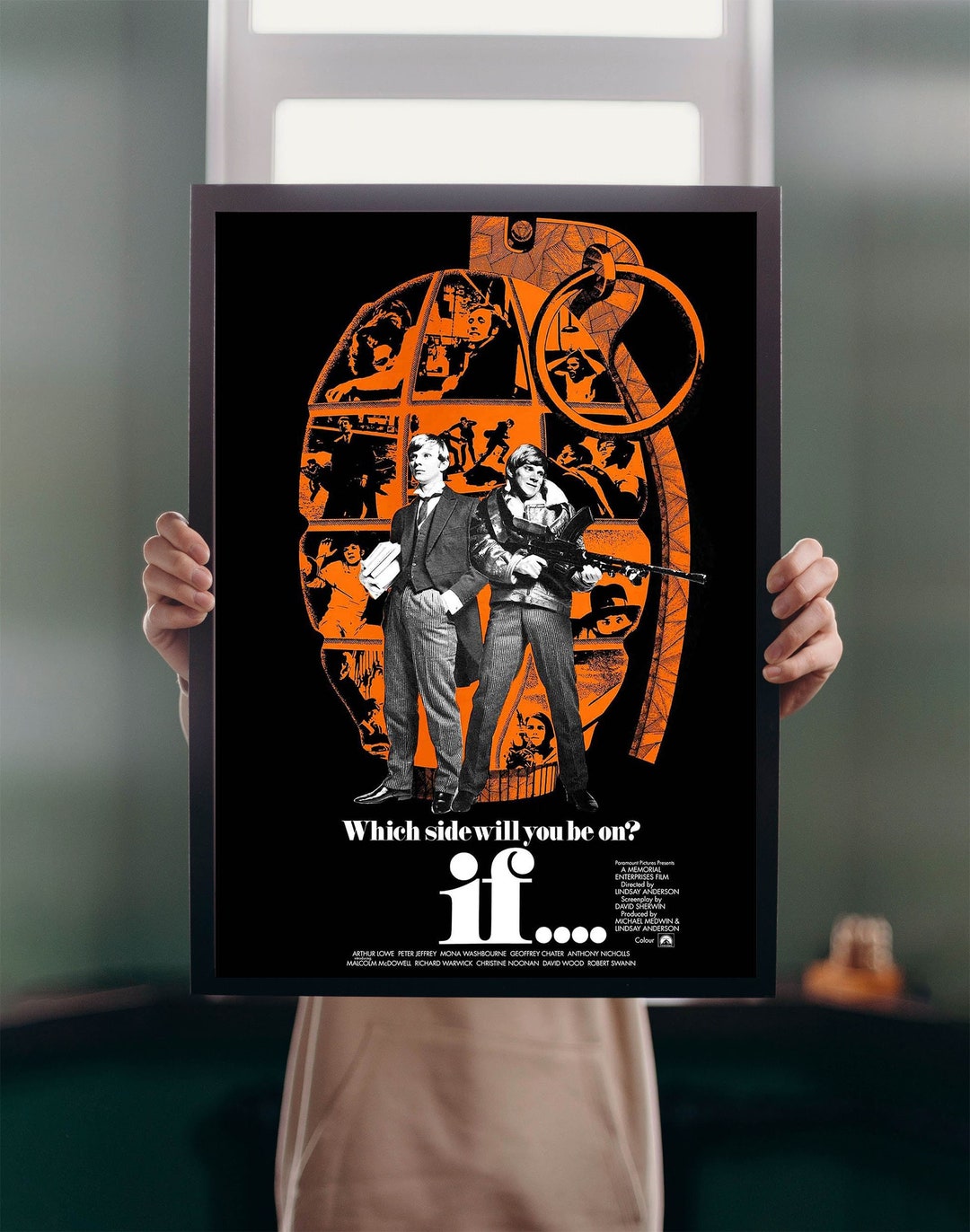 If.... 1968 Movie POSTER PRINT A5 A1 Cult 60s British Crime Film Wall ...