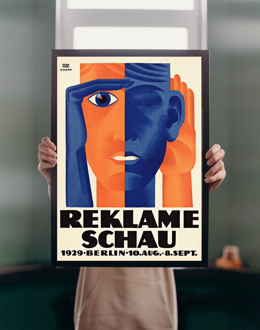 Reklame Shau 1929 POSTER PRINT A5A1 Lucian Bernhard Graphic Design ...
