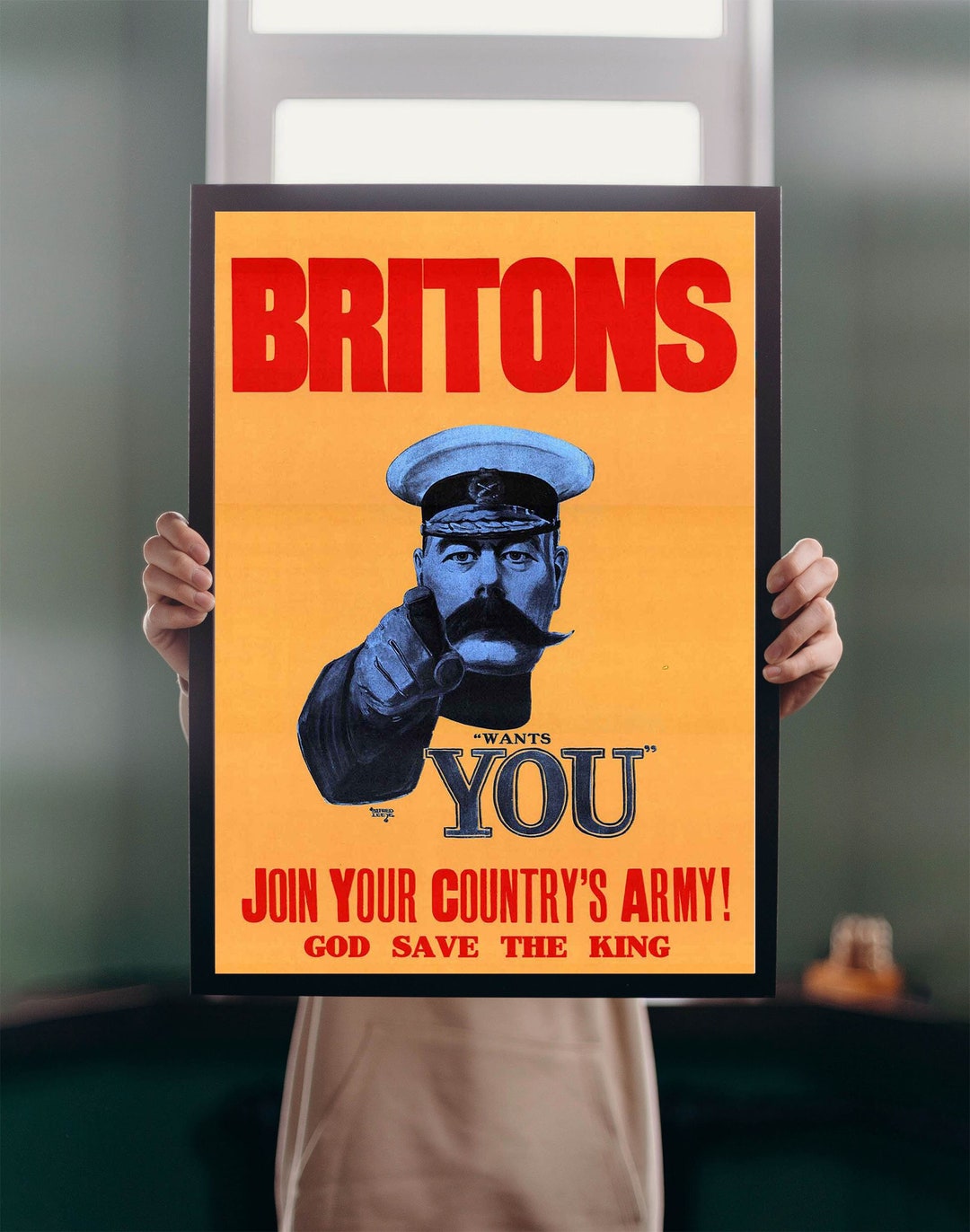 Britons Join the Army WW1 POSTER PRINT A5-A1 War Time Propaganda ...