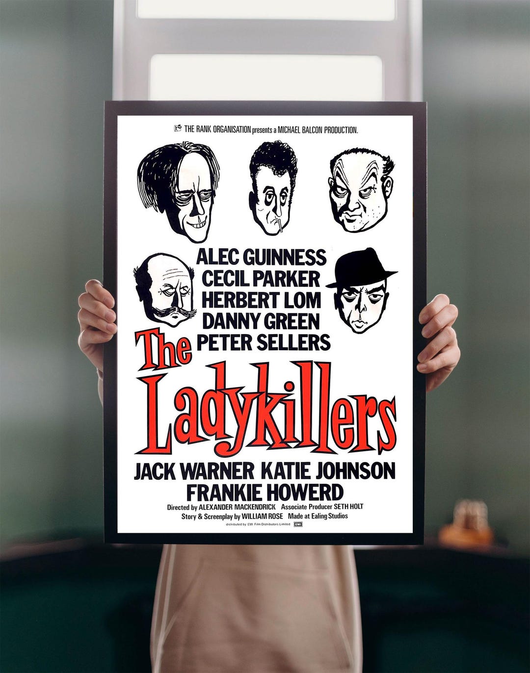The Ladykillers 1955 Movie POSTER PRINT A5-A1 50s Classic British Crime ...