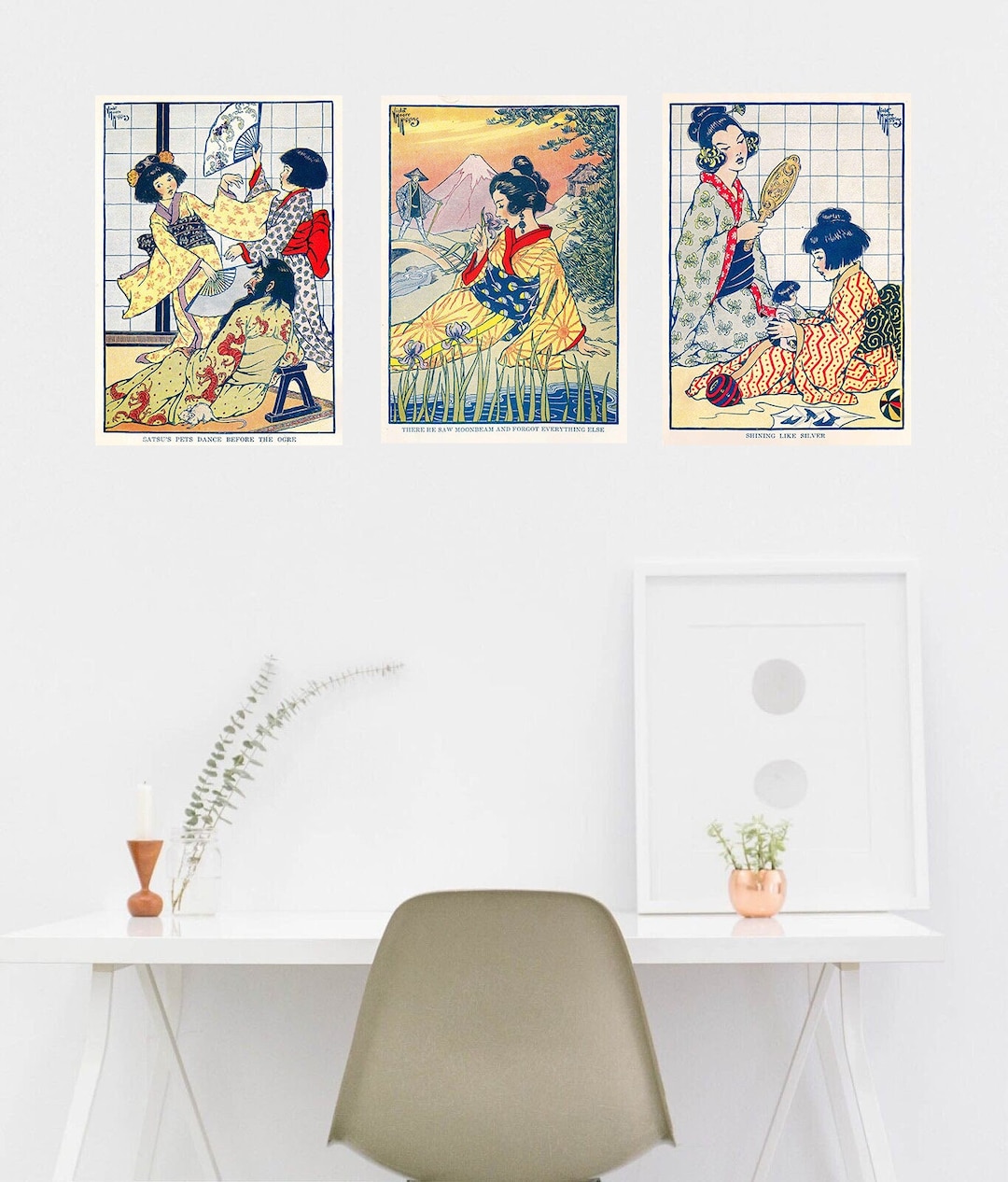 The Silver Ship Illustrations 1923 POSTER PRINT A5-A1 Violet Moore ...