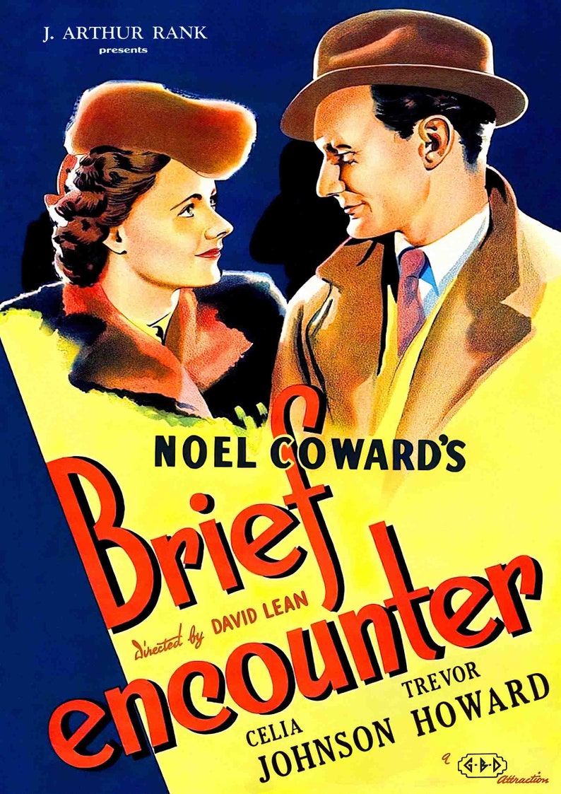 Brief Encounter 1945 Movie POSTER PRINT A5-A1 Classic British Cinema ...