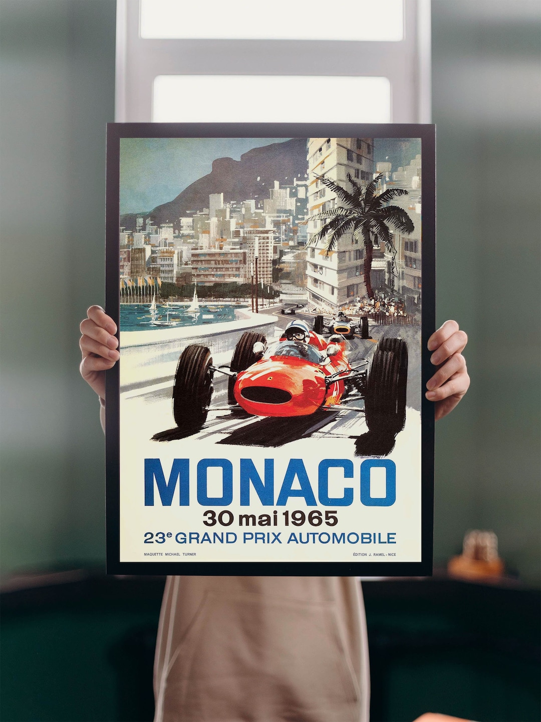 Monaco Grand Prix 1965 POSTER PRINT A5-A1 Vintage Retro Motor Racing ...