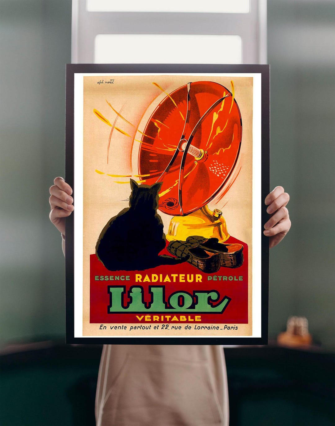 Vintage Lilor Radiator Poster: French Art Nouveau Advert Print - Etsy