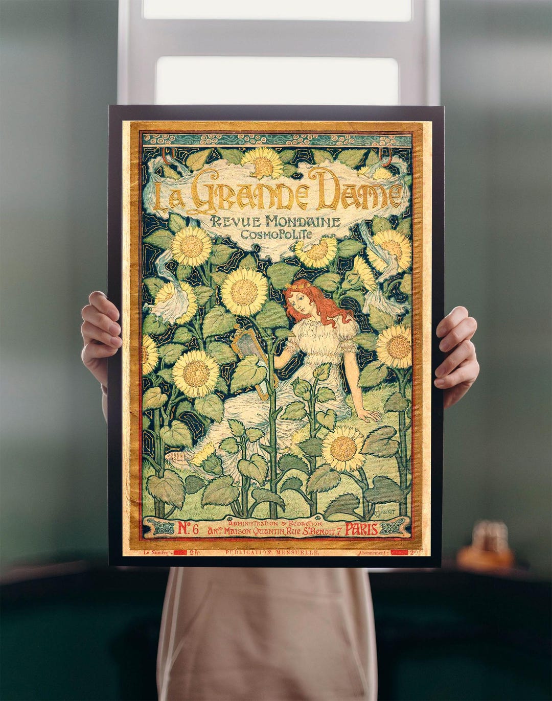 La Grande Dame 1893 POSTER PRINT A5-A1 Vintage French Magazine Paris ...