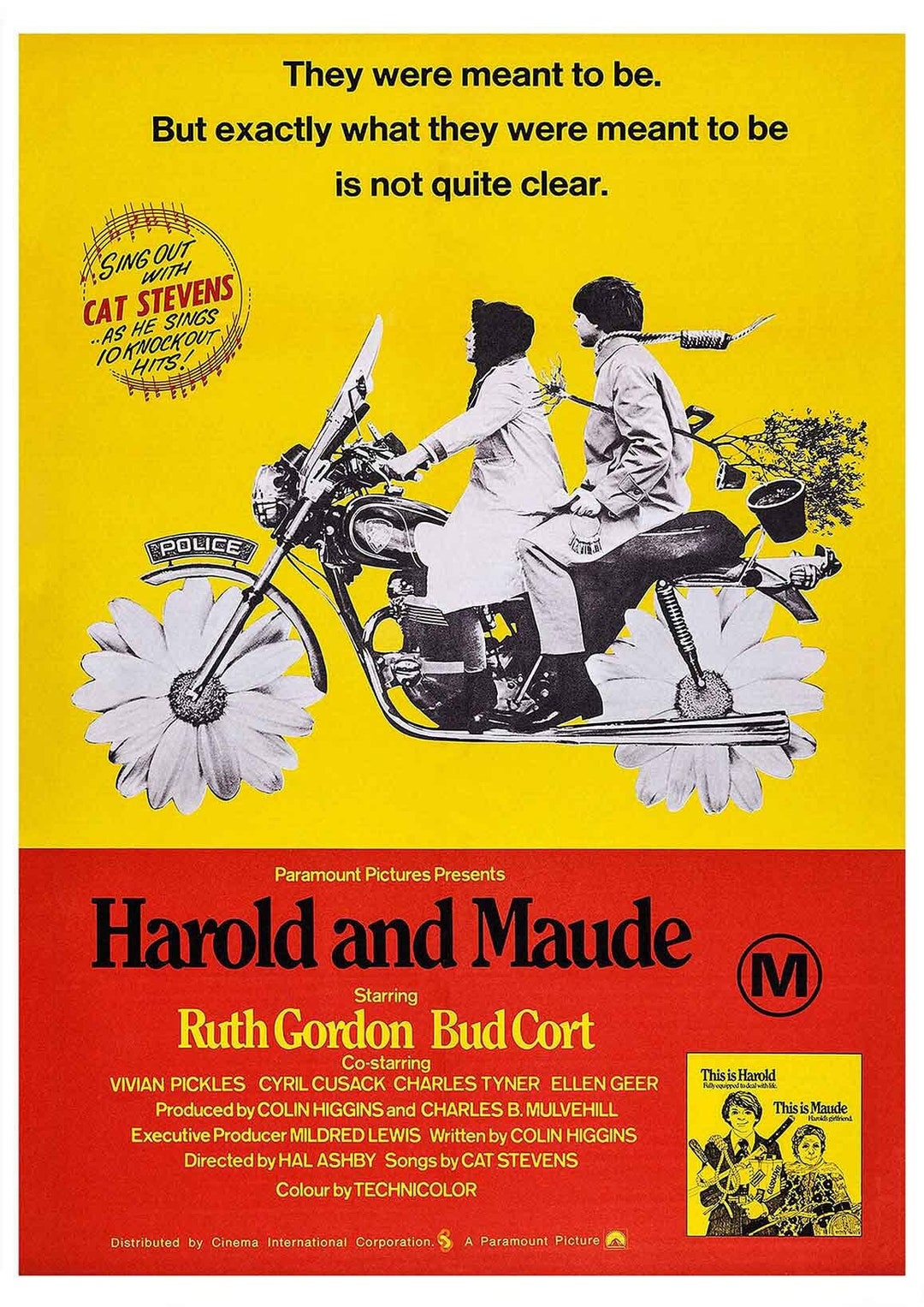 Harold and Maude 1971 Movie POSTER PRINT A5-A1 70s Rom-com - Etsy