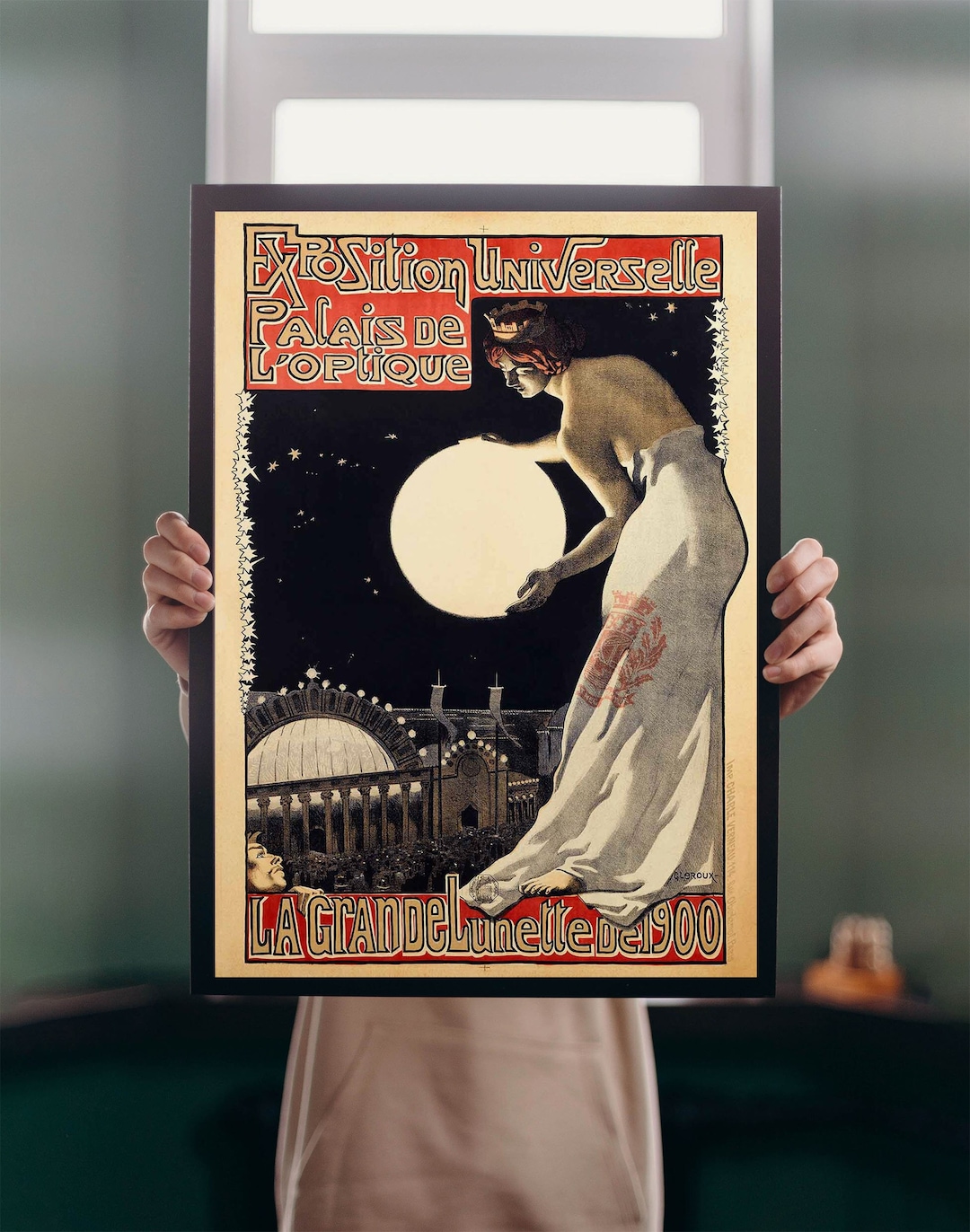 La Grande Lunette De 1900 POSTER PRINT Georges Leroux Art Nouveau A5-A1 ...