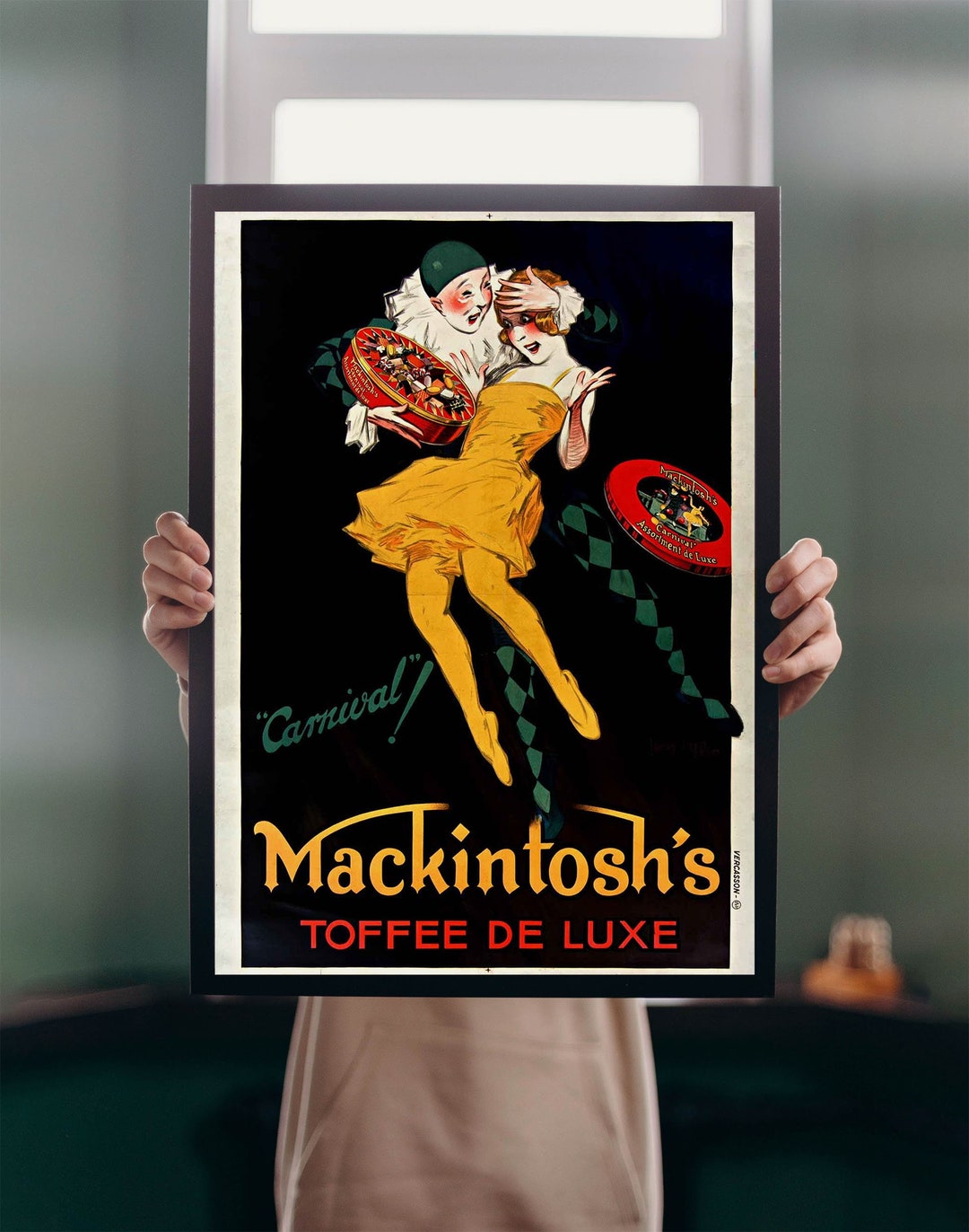 Mackintosh Toffee Deluxe 1930 POSTER PRINT A5-A1 Vintage Retro Carnival ...