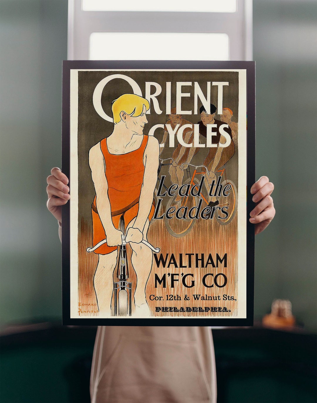 Orient Cycles 1895 POSTER PRINT A5-A1 vintage Cycling Advert Edward ...