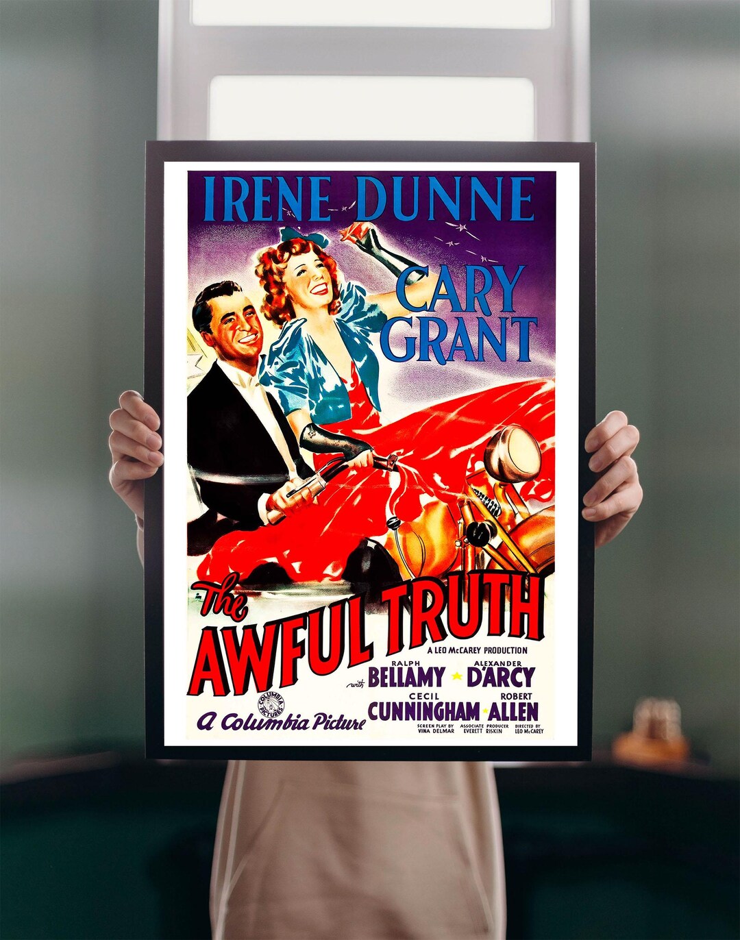 The Awful Truth Movie Poster: 1937 Classic Hollywood Film Art - Etsy