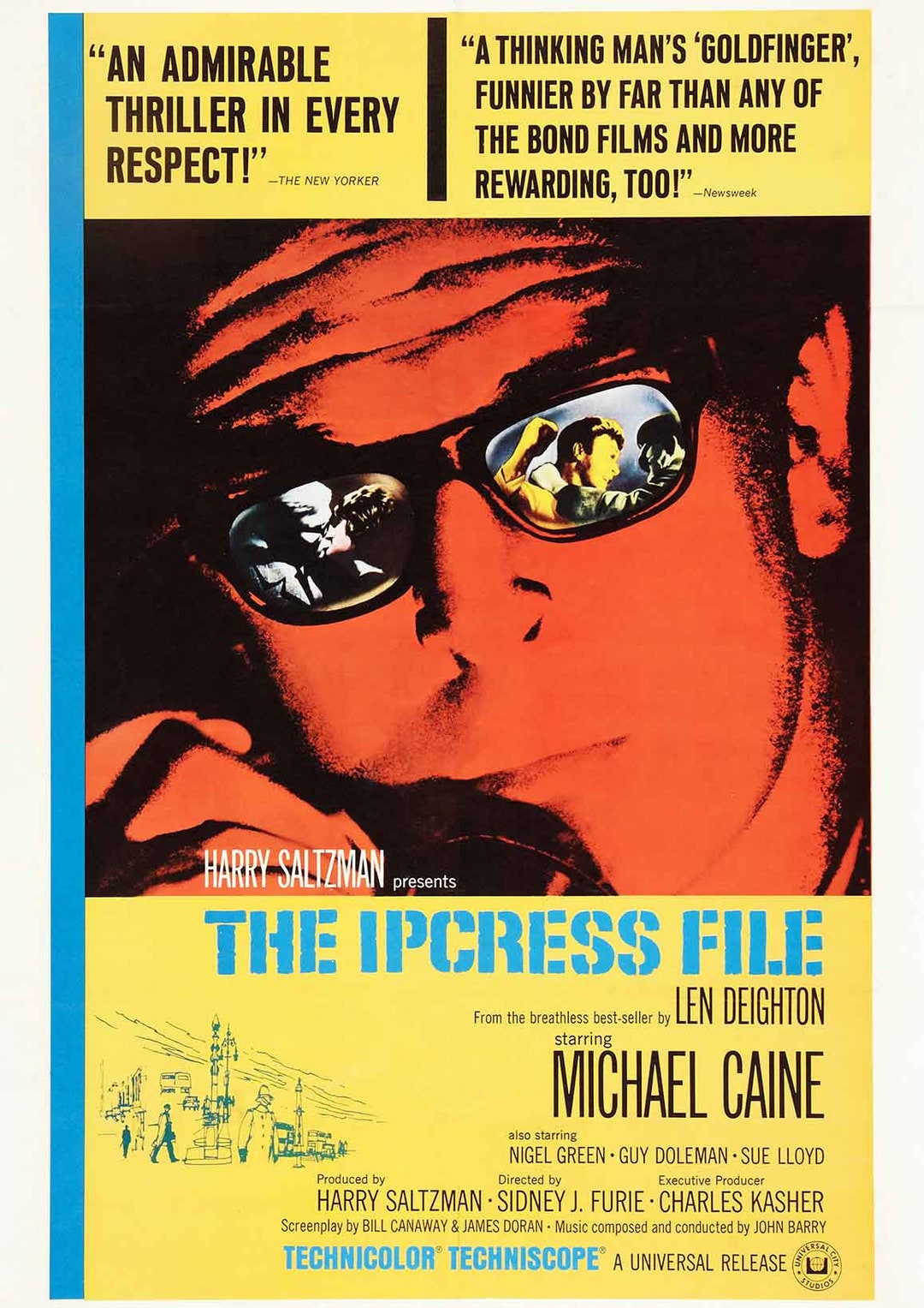 The Ipcress File 1965 Movie POSTER PRINT A5 A1 Cult 60s Crime - Etsy