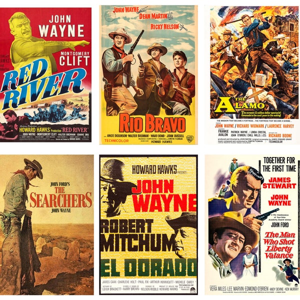 John Wayne Posters - Etsy