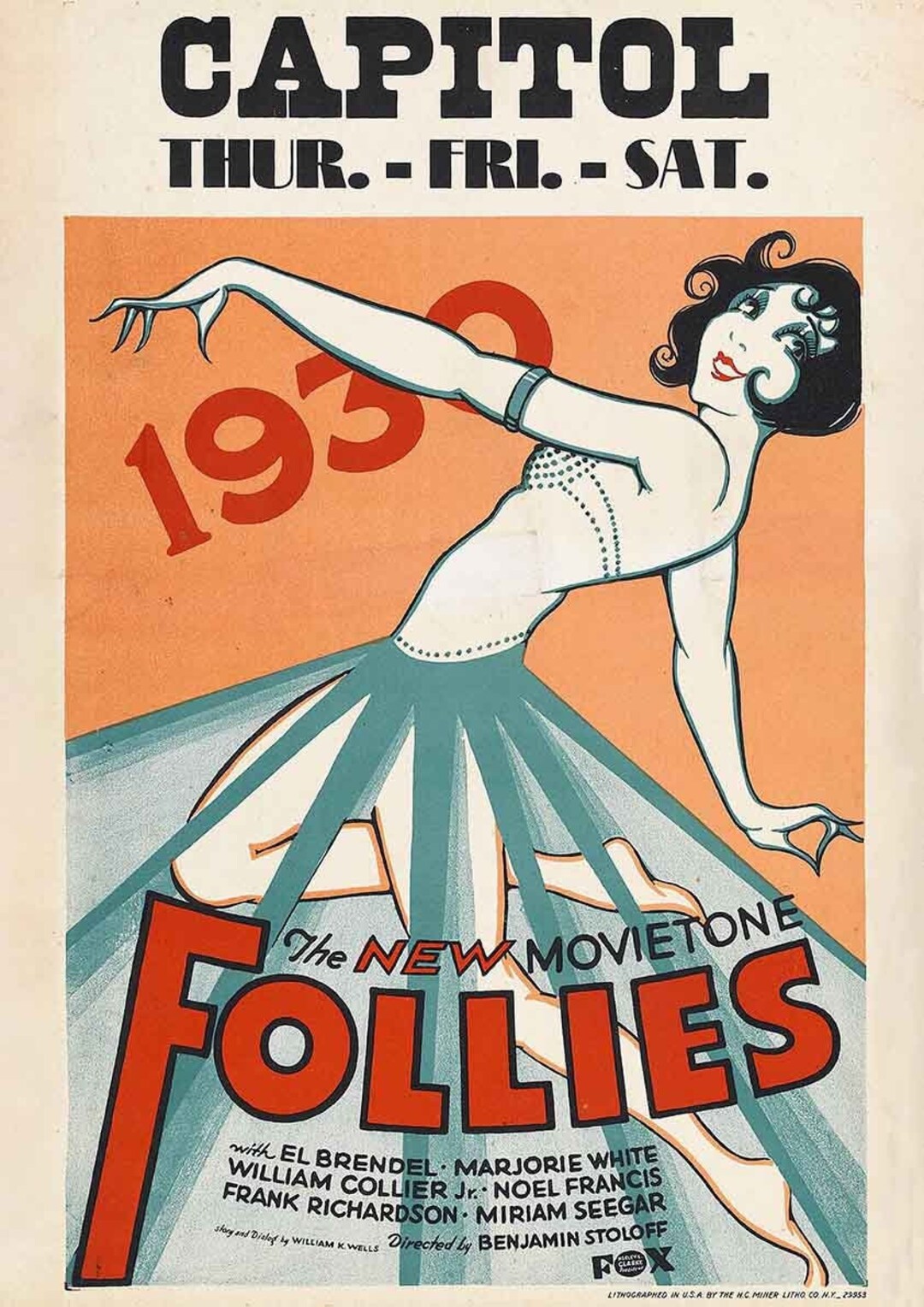 FOLLIES New Movietone 1930 POSTER PRINT A5-A1 Vintage American Musical ...