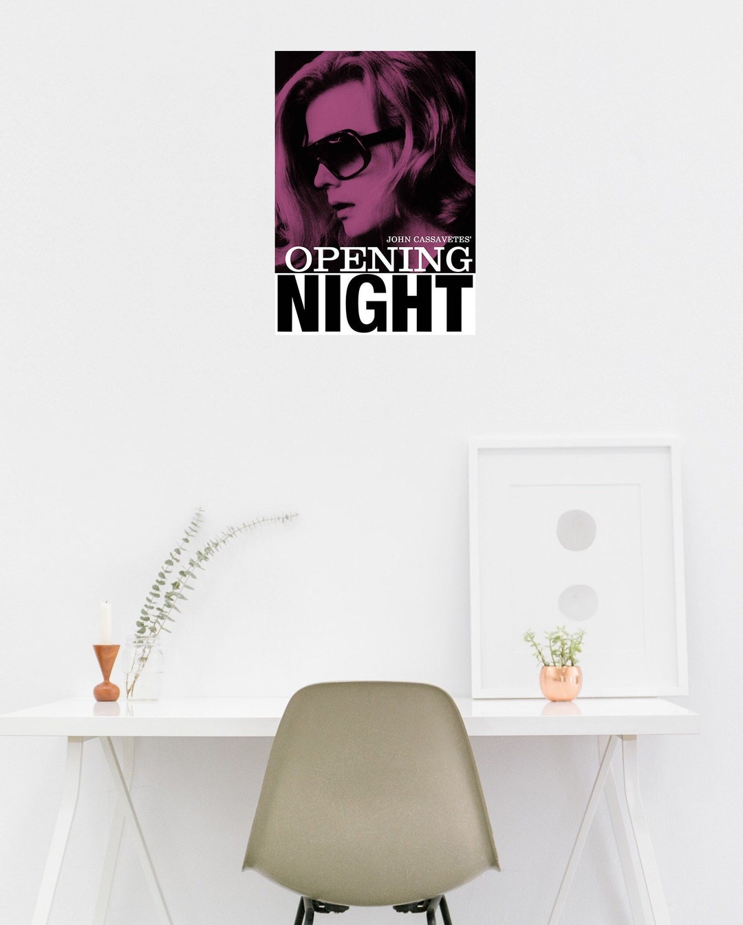 Opening Night Movie POSTER PRINT A5 A3 70s Cassavetes Indie Cult Cinema ...