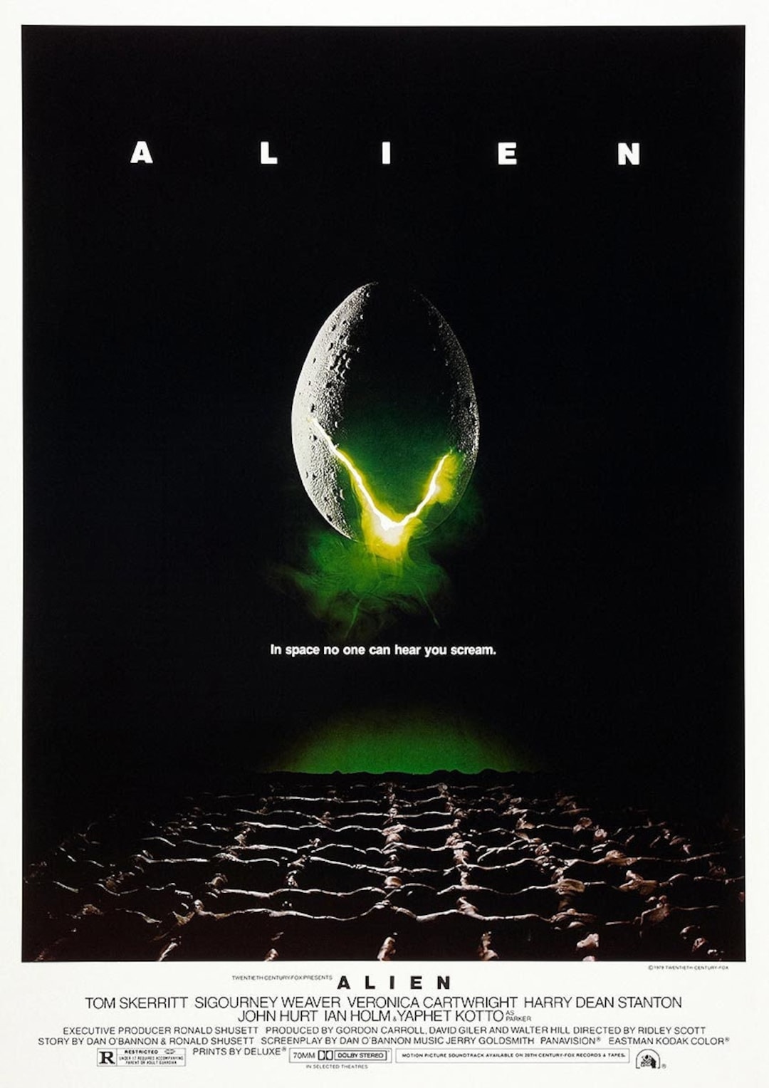Alien 1979 Movie POSTER PRINT A5 A1 Cult 70s Sci-fi Horror Film Wall ...