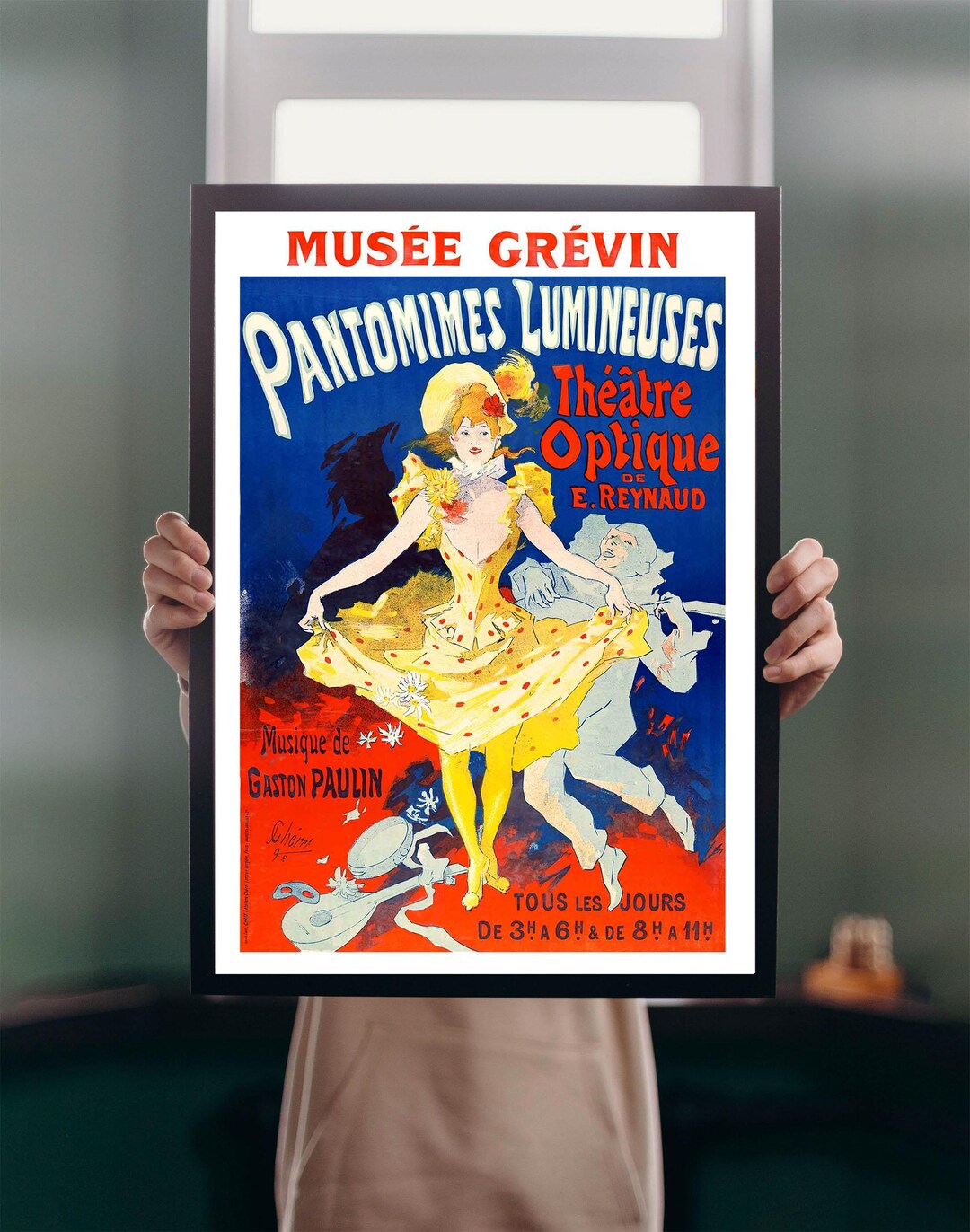 Pantomimes Lumieuses 1892 POSTER PRINT A5-A1 Paris Musical Theatre Show ...