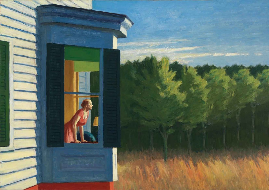 Cape Cod Morning 1950 POSTER PRINT A5-A1 Edward Hopper Painting ...