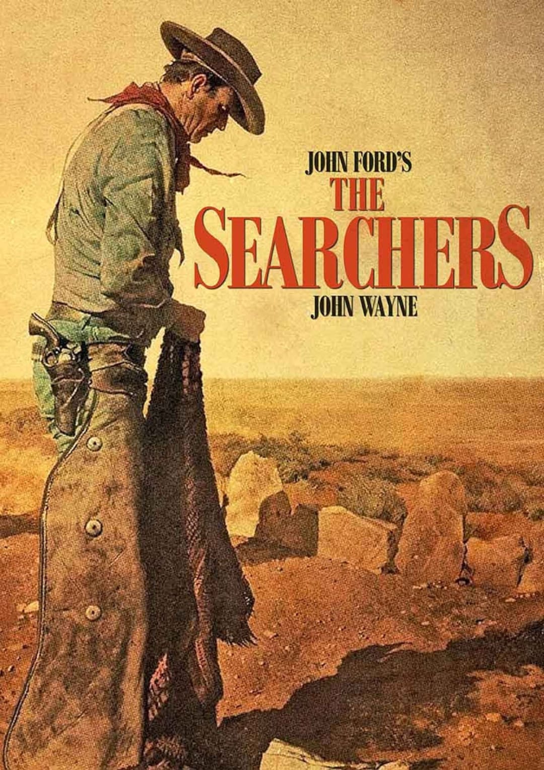 The Searchers 1956 Movie POSTER PRINT A5-A1 Classic Hollywood Western ...