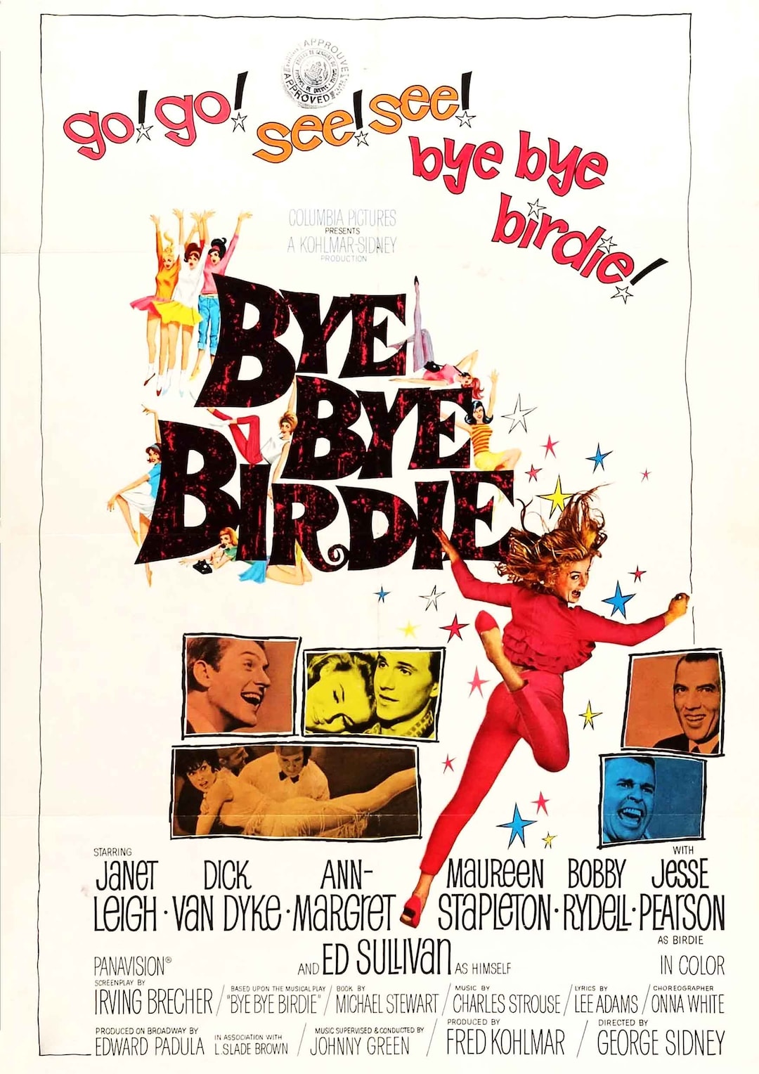 Bye Bye Birdie 1963 Movie POSTER PRINT A5A2 Cult Classic American 60s ...
