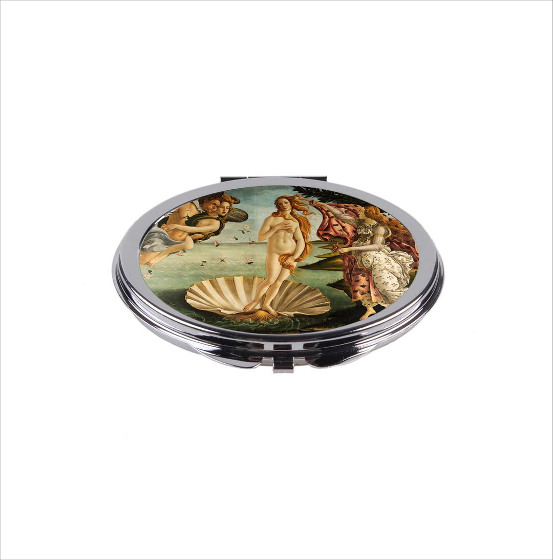 The Birth of Venus Compact Mirror, Antique Botticelli Art Pocket Mirror ...