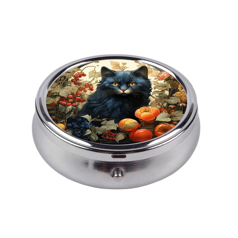 Cat Pill Box - Etsy