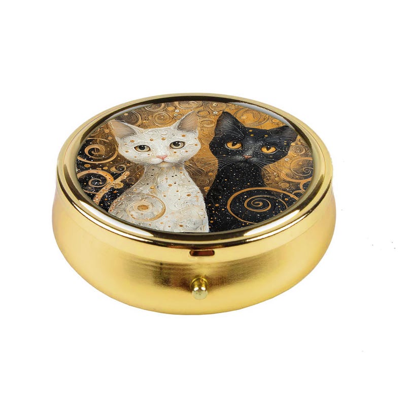 Cat Pill Box - Etsy