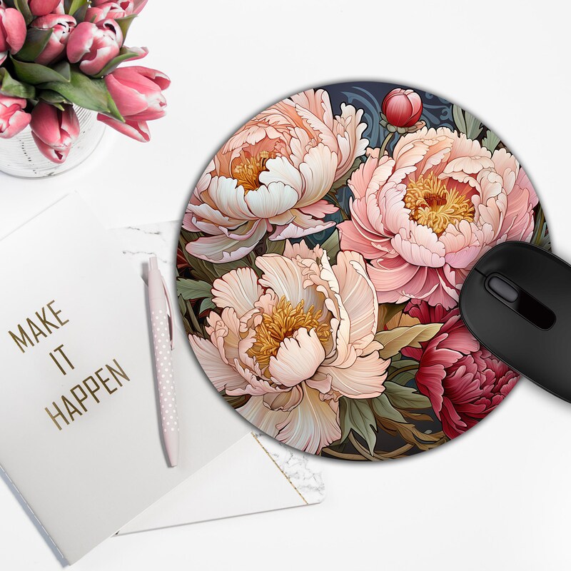 Floral Mouse Pad - Etsy
