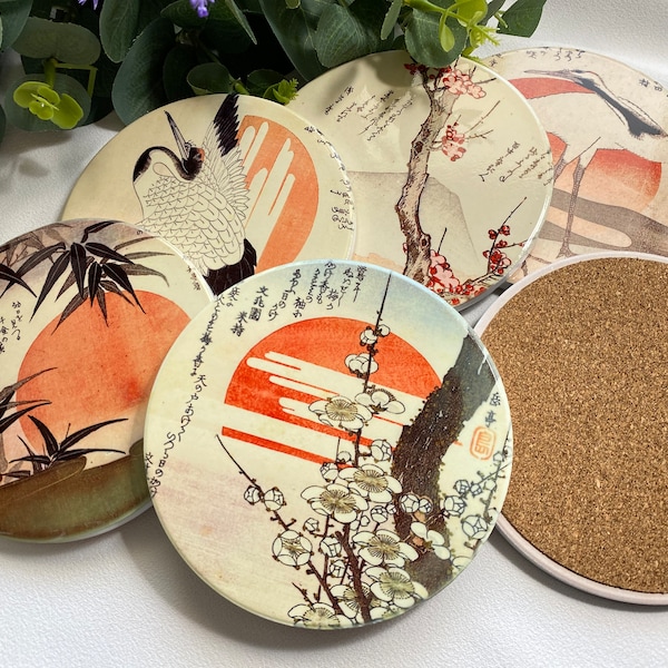 Japanese Coasters - Etsy