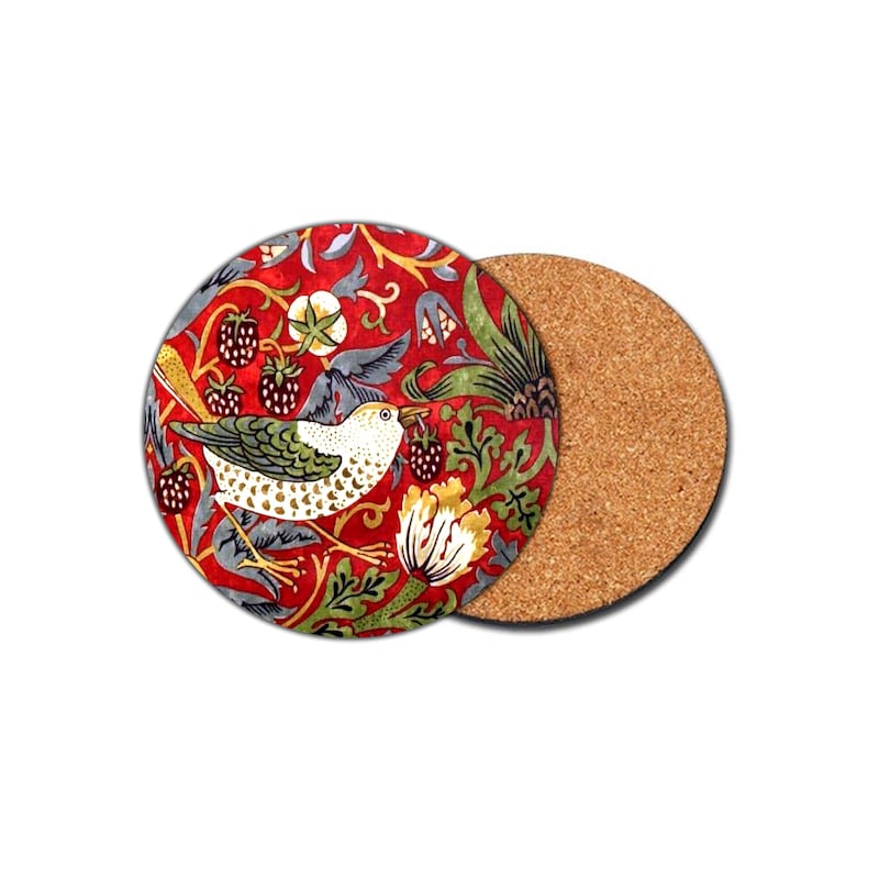 Red Porcelain Coasters - Etsy UK