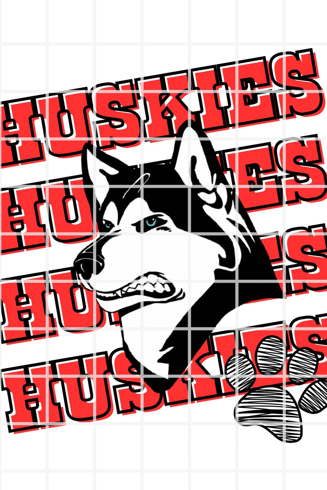 Huskies Spirit Design - Etsy