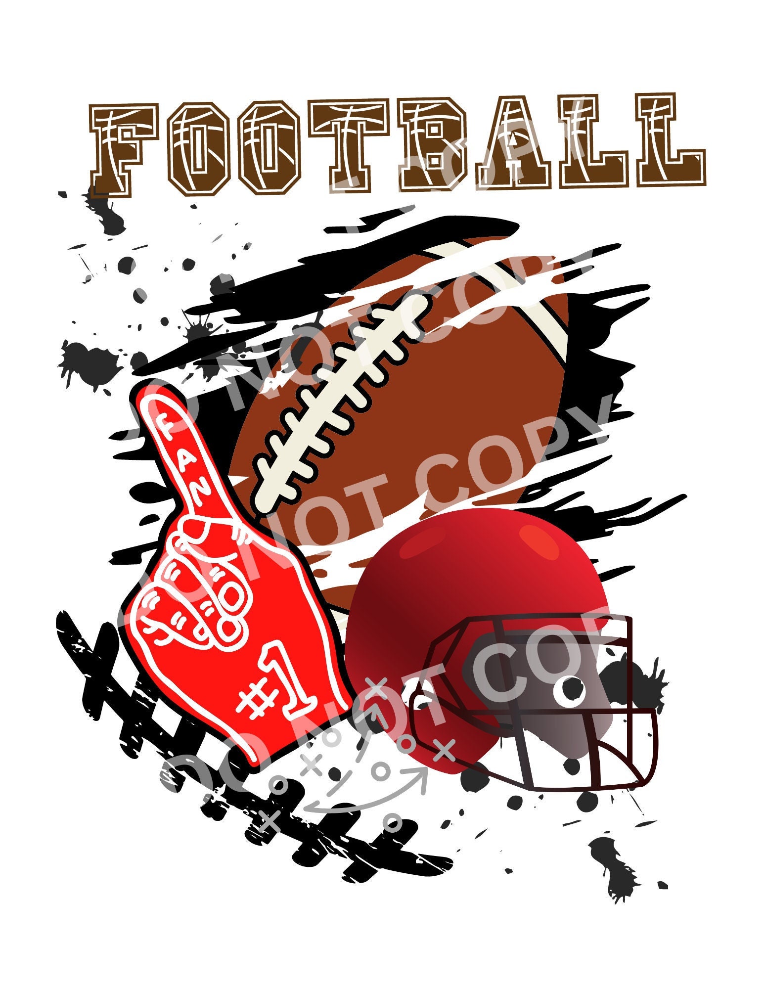 Football Design - Etsy