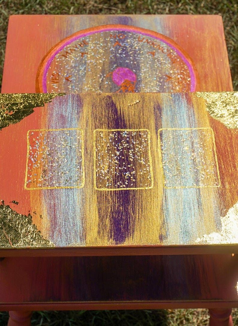 Tarot Table With Divination Board - Etsy