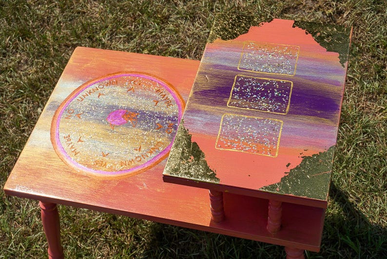 Tarot Table With Divination Board - Etsy