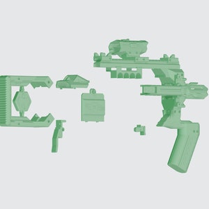 3D Printable Nerf Rayven Sci-fi Body Kit - Digital STL Files Only - Etsy