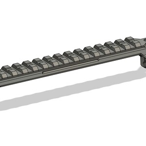 3D Printable Picatinny Rail Riser Different Types Digital STL Files ...