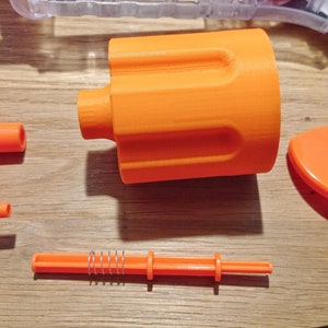 3D Printable Shell Fed Cylinder for Nerf Strongarm - Flypoint - Digital STL Files Only - Etsy