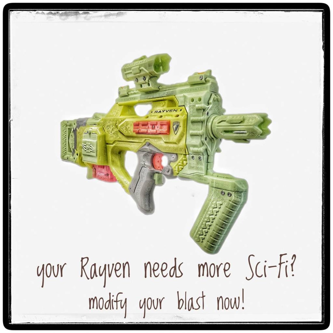 3D Printable Nerf Rayven Sci-fi Body Kit Digital STL Files - Etsy