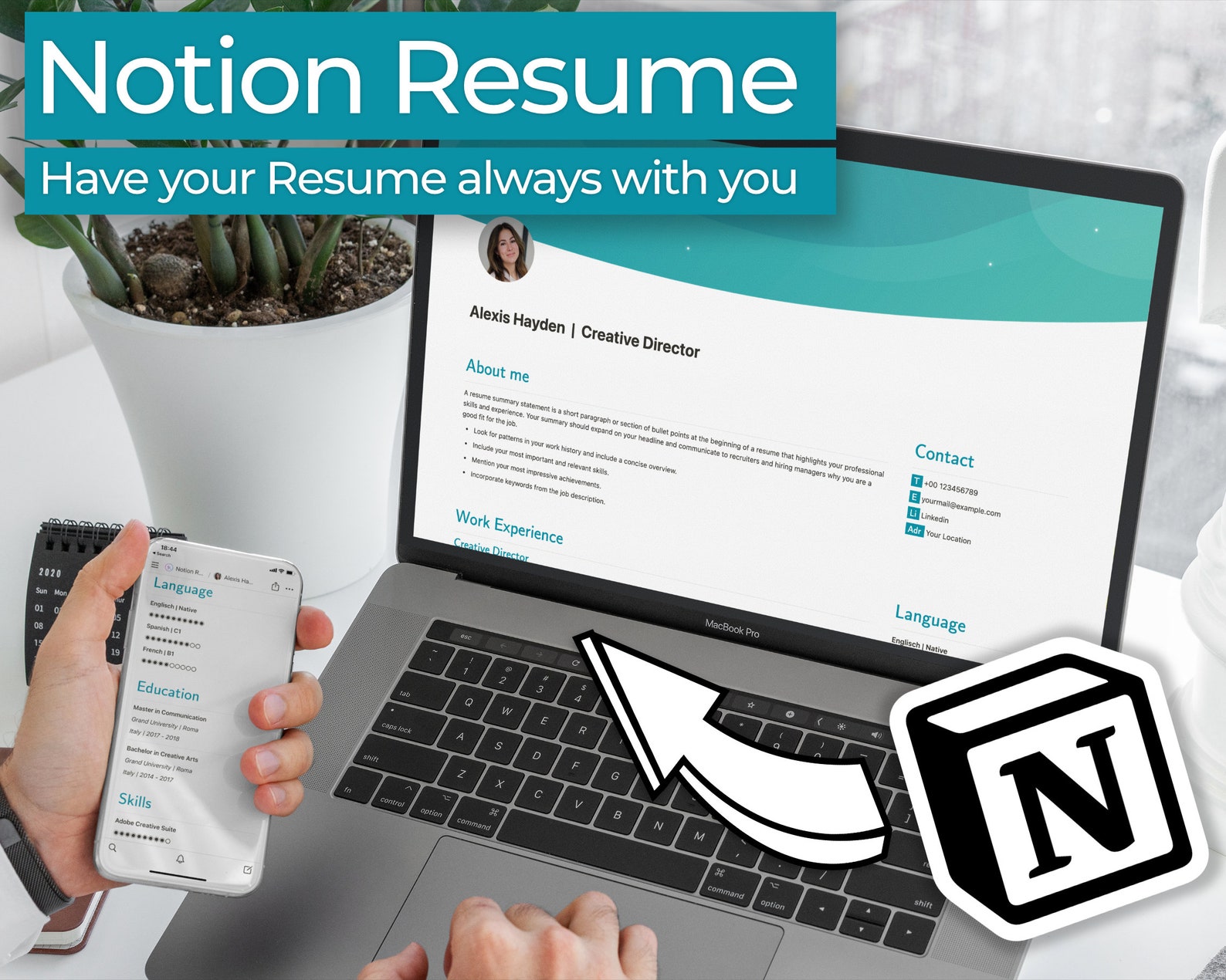 Notion Aesthetic Resume/CV Template Minimalistic and | Etsy