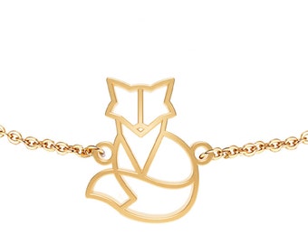 Silver and Turquoise Fox Bracelet Unique Leather Fox Jewelry - Etsy