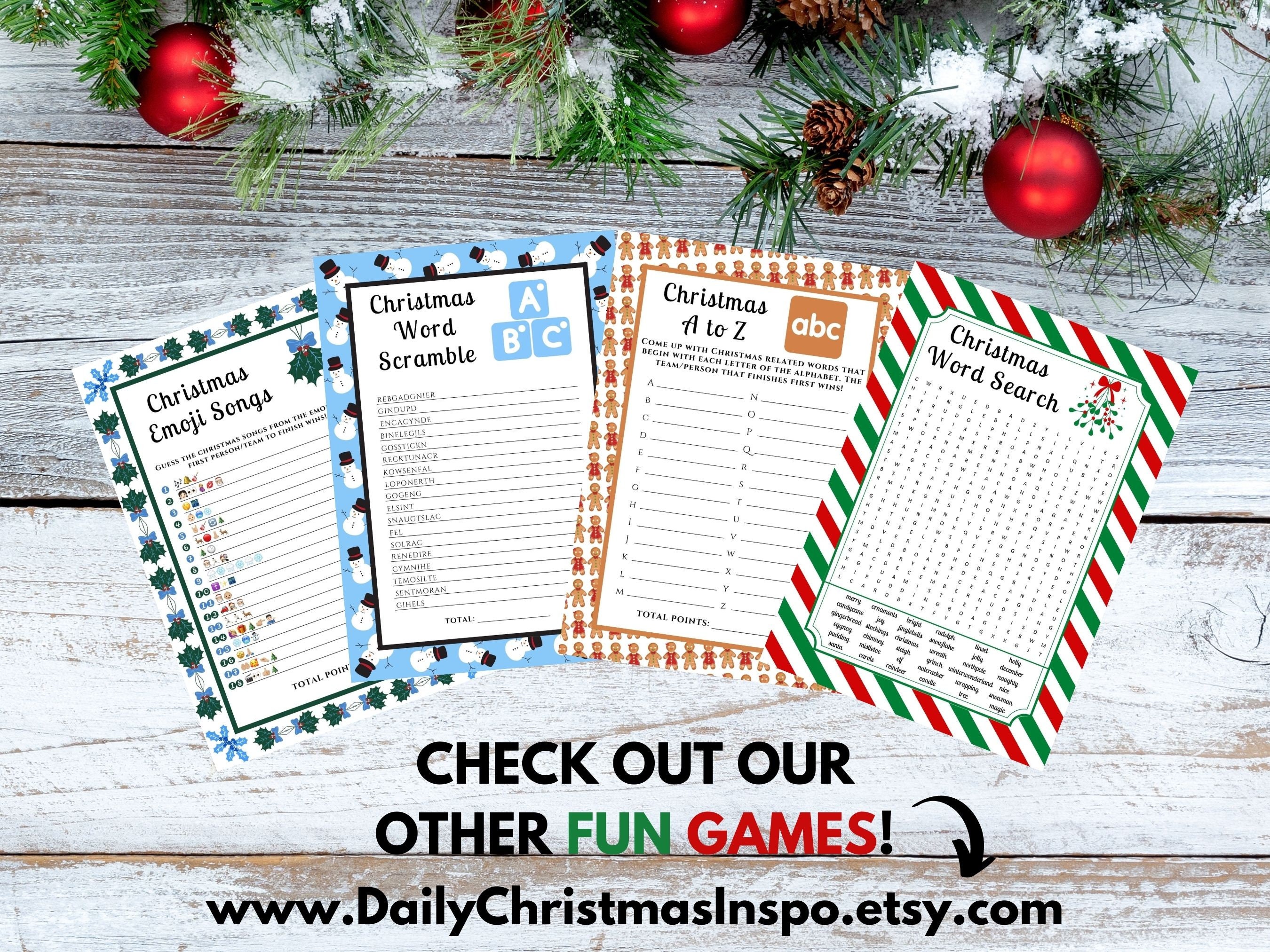 Roll the Dice Christmas Gift Exchange Printable | Holiday Gift Exchange ...