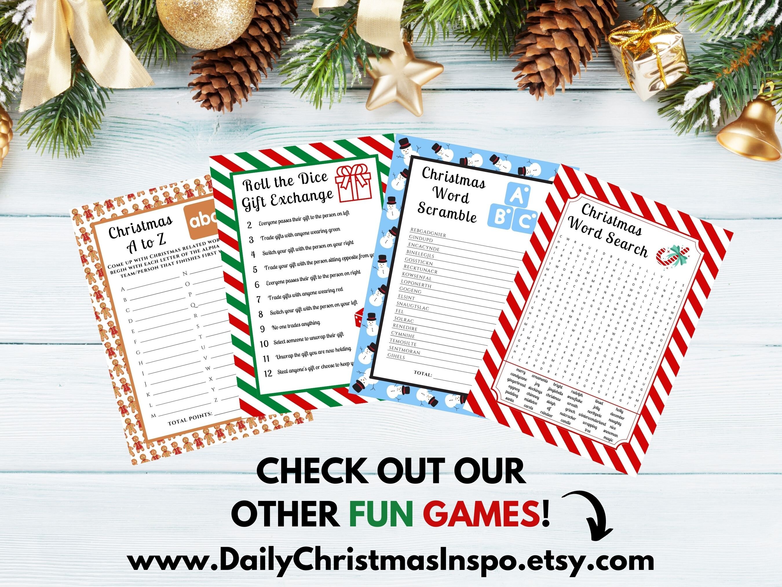 Instant Download Christmas Printable Games | Guessing Emoji Songs | DIY ...